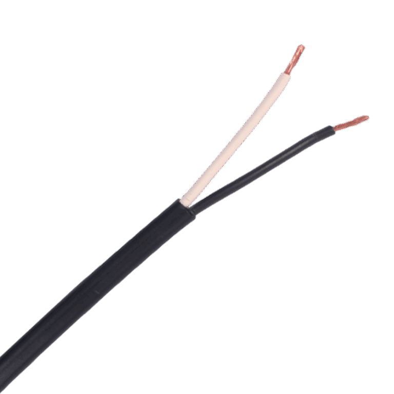 2-core ADR cable | 1.00mm² | black and white | round | 100m - TRALERT®